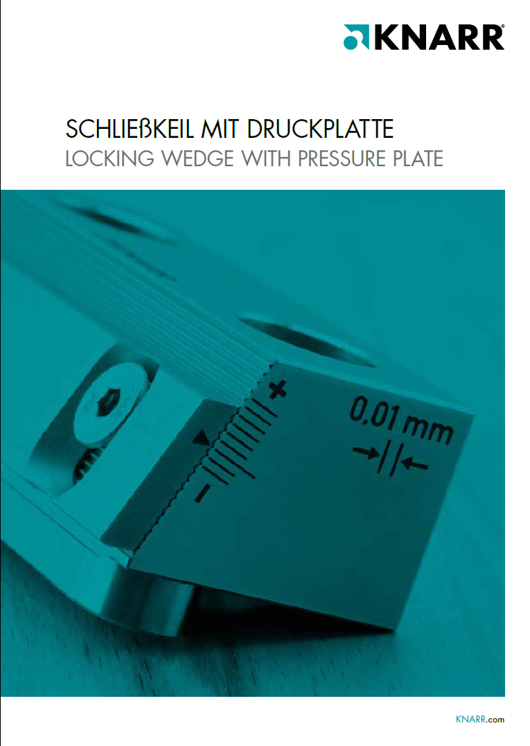 Locking wedge with pressure plate